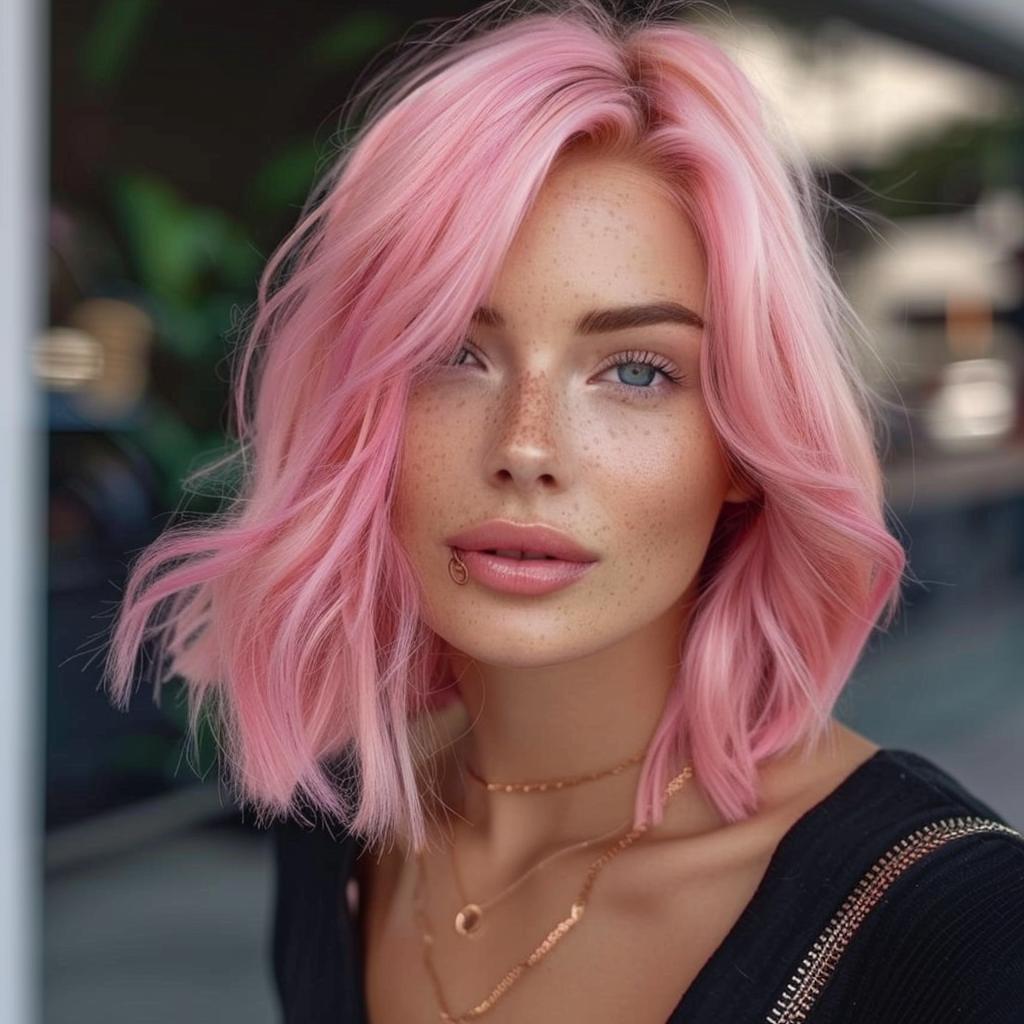 Transforme Seu Estilo Com Tonalidades nicas De Cabelo Rosa