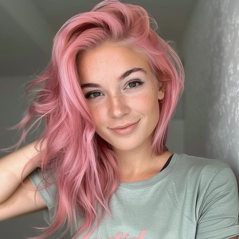Transforme Seu Estilo com Tonalidades Únicas de Cabelo Rosa