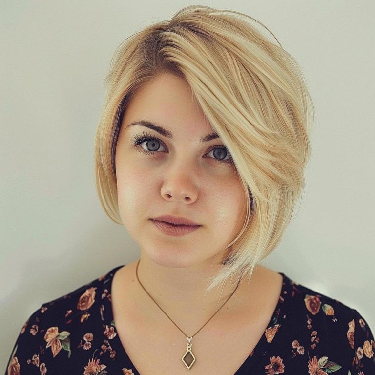 30 Cortes de Cabelo Ideais para Suavizar Rostos Redondos e Cheios